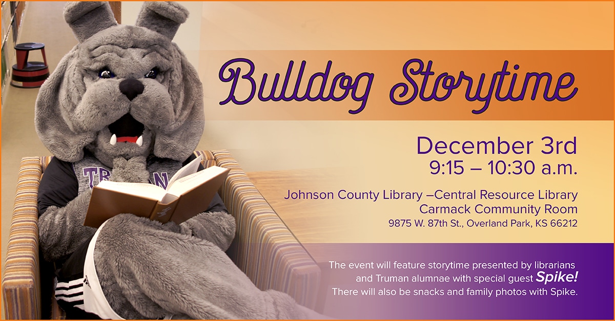 Kansas City Alumni Chapter: Bulldog Storytime (KAN) - Truman State ...