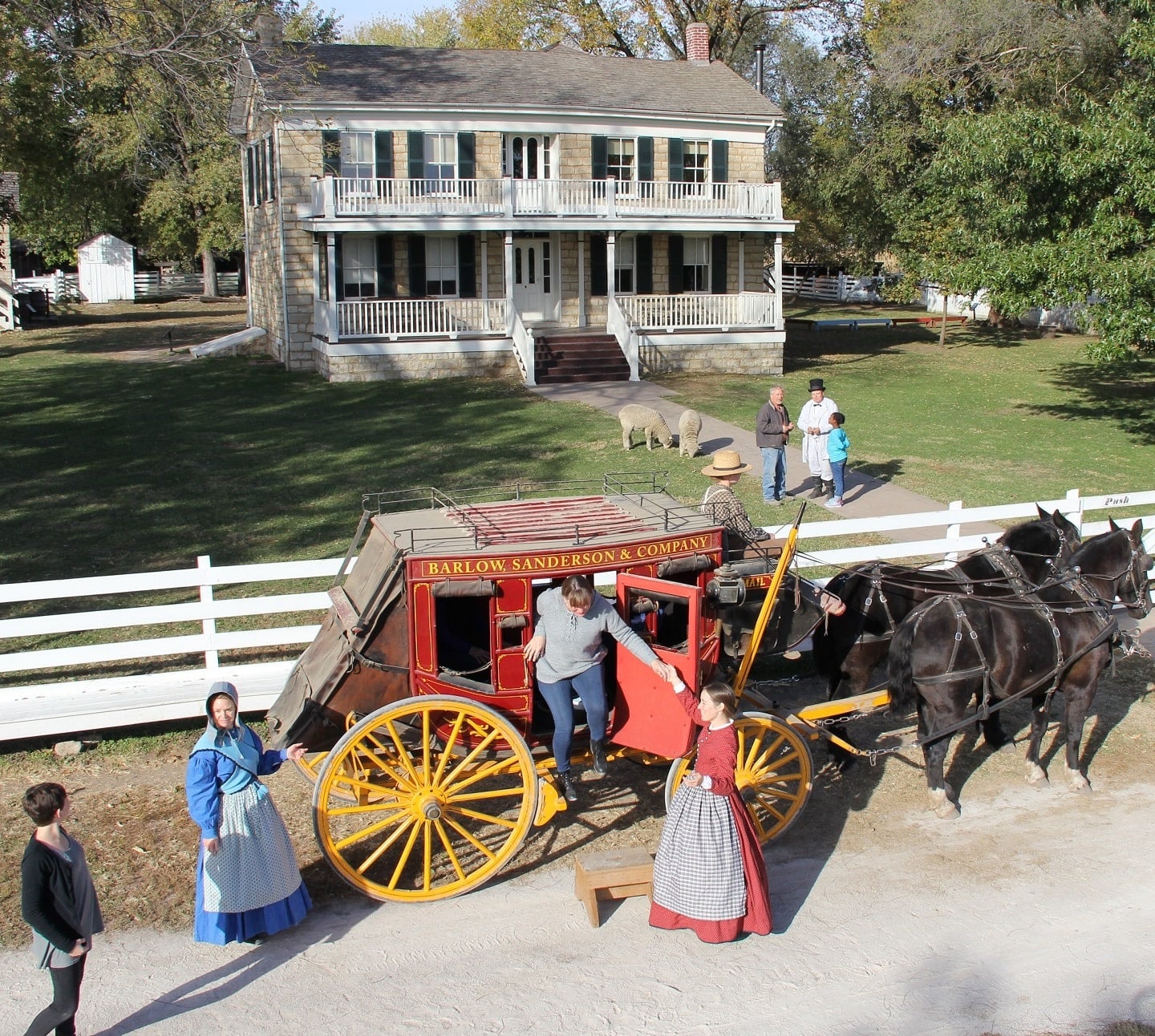 Mahaffie Stagecoach Stop and Farm, Olathe, Kansas - Truman State University